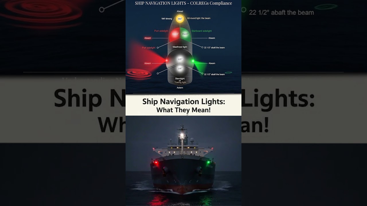 Ship Navigation Lights: COLREGS Compliance Explained! 💡🚢