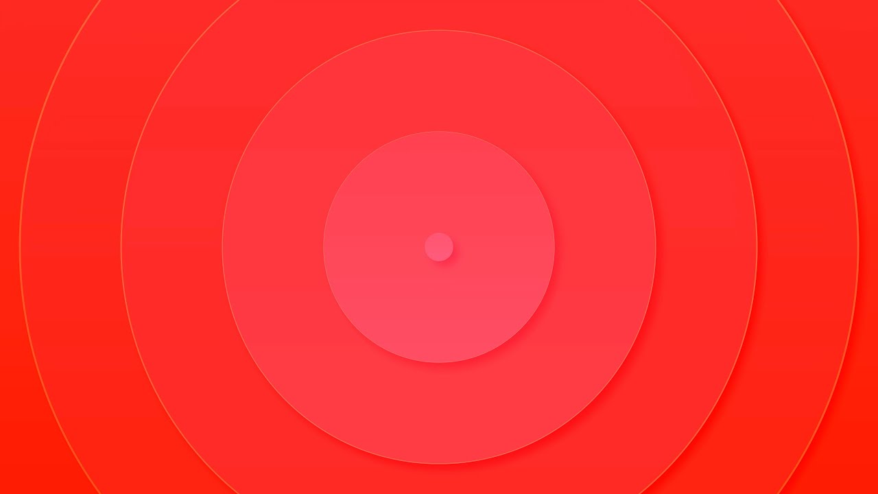 Red Circle Animated Background Loop | Motion Graphics | 4K | Global Kreators