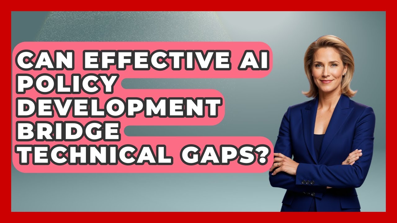 Can Effective AI Policy Development Bridge Technical Gaps? - AI and Technology Law