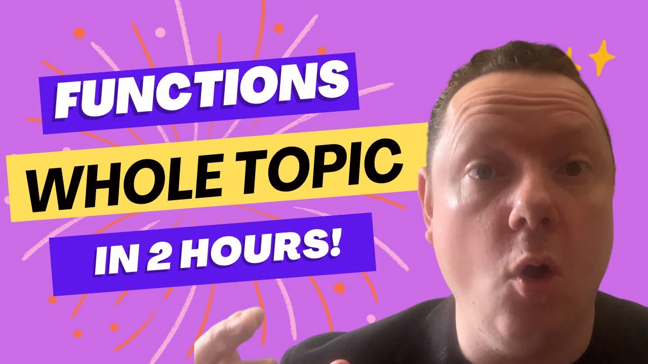 Higher Maths - Functions | WHOLE UNIT!