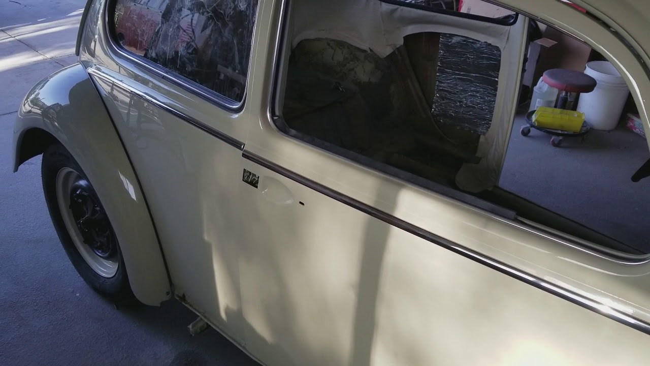 65 sunroof bug project update