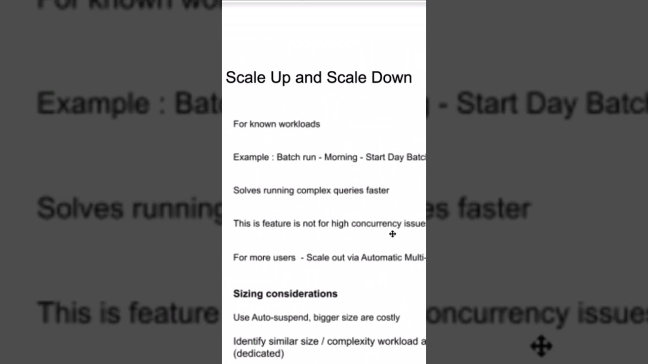 Introduction to Scale Up and Down