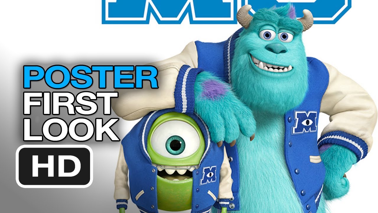 Monsters University - Poster First Look (2013) Pixar Movie HD