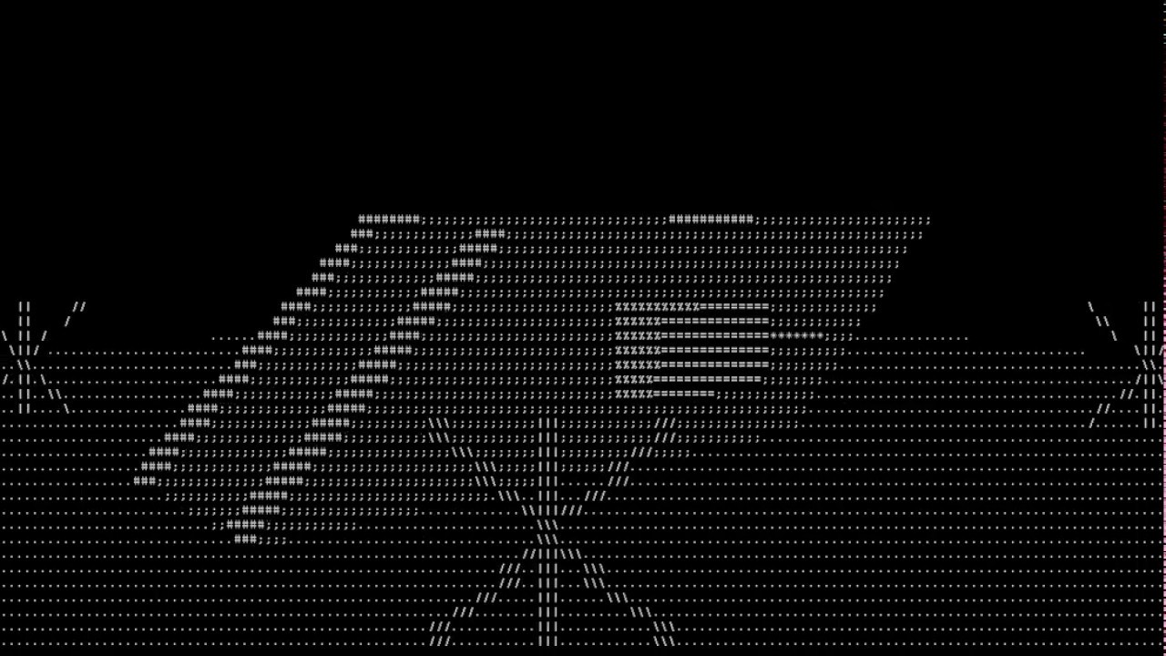 3D ASCII Demo in Python - Update 2