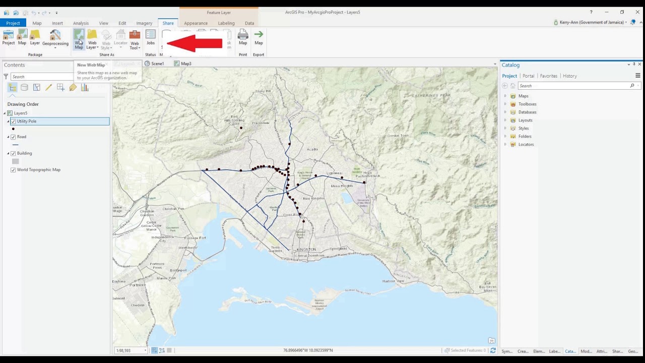 ArcGIS Pro tutorial - Creating a webmap in ArcGIS Pro