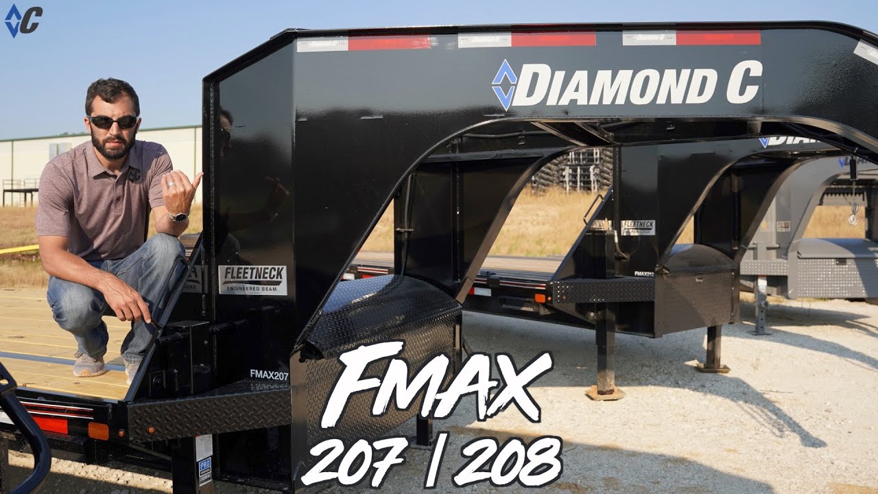New 2025 Diamond C FMAX208 28' X 102" 18k Engineered Beam Gooseneck ...