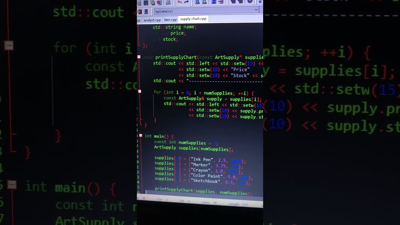 stationary table c++ #code #coderstokyo #coding #cpp #codemasters #codinglife #codingninja #coders