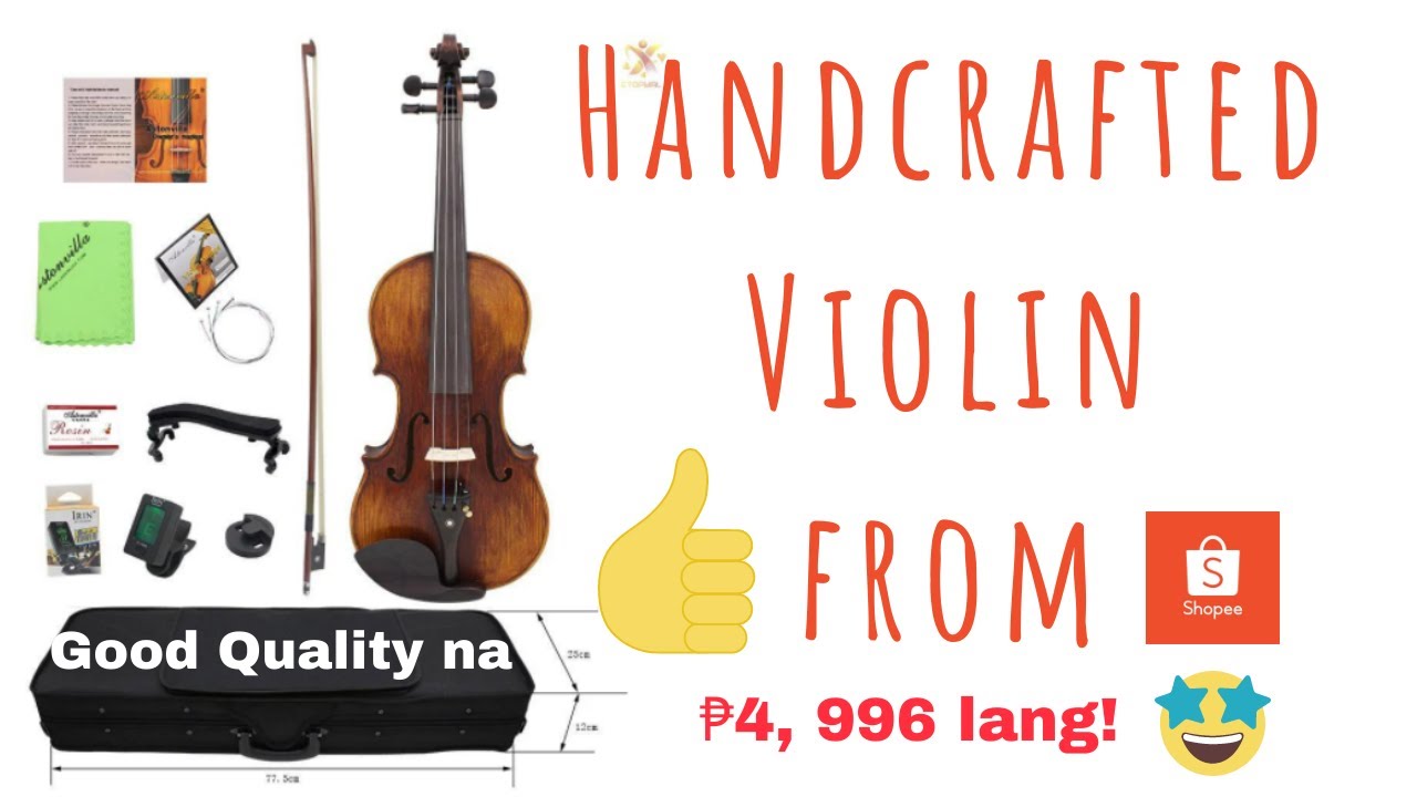 Shopee Handcrafted Violin Review | Perfect Beginner Violin Found on Shopee