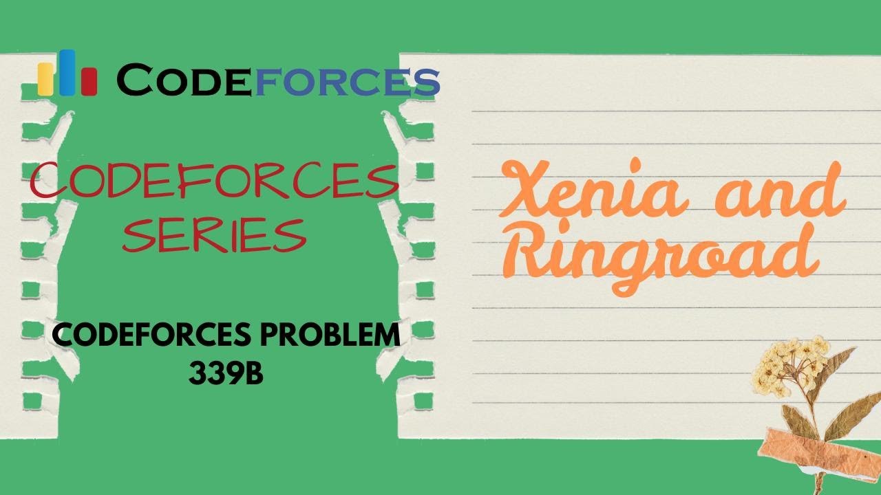 🚦 Xenia’s Circular Race on the Ringroad – Codeforces Problem Explained #codeforcessolution #cp #dsa