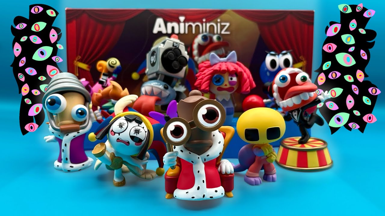The SIDE SHOW DIGITAL CIRCUS ANIMINIZ are COMPLETELY INSANE!!! (The Amazing Digital Circus)