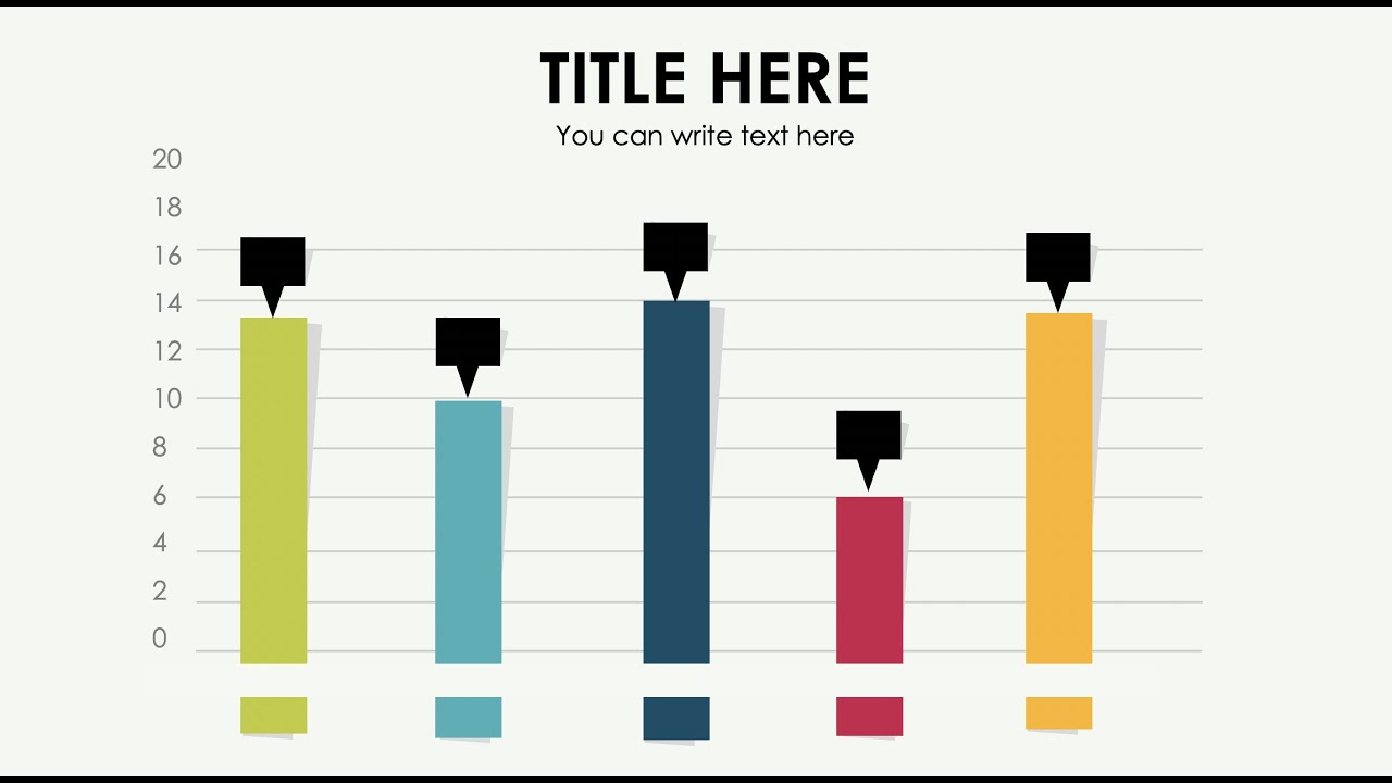 PowerPoint Animation l Infographic Bar Chart Tutorial 2