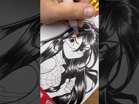 Drawing Silk πΈοΈ #copics #sketch