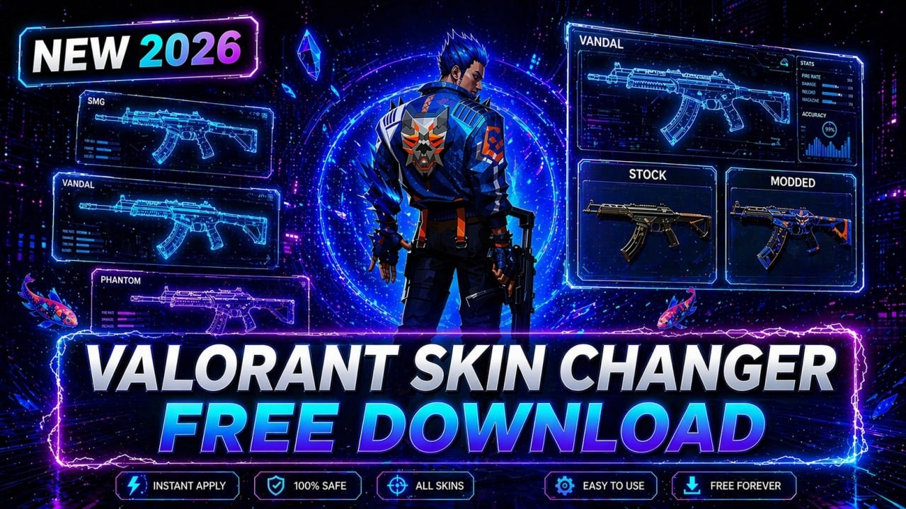 FREE Valorant Skin Changer [2026] 🔥 Unlock ALL Skins + Knives | Vanguard Bypass | No Ban | Working!