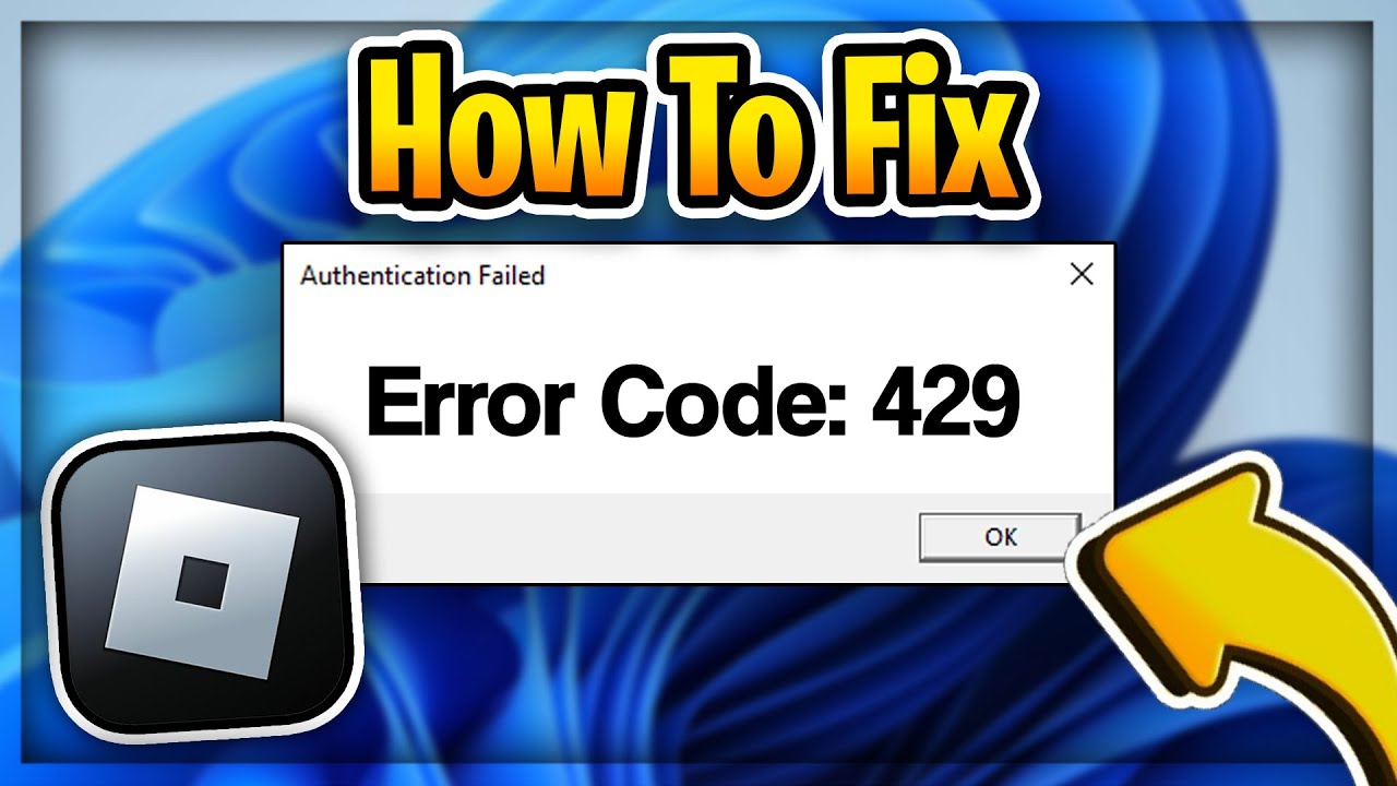 How To Fix Error Code: 429 on Roblox!