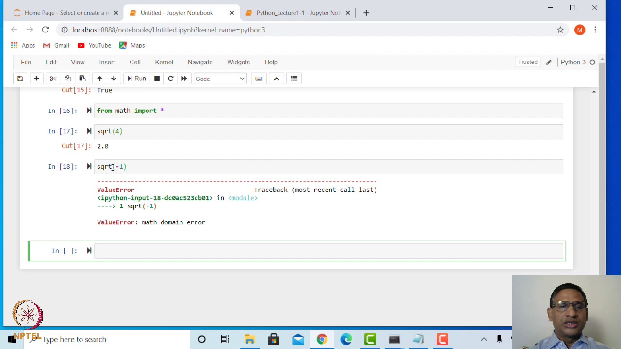 Python as an advanced calculator