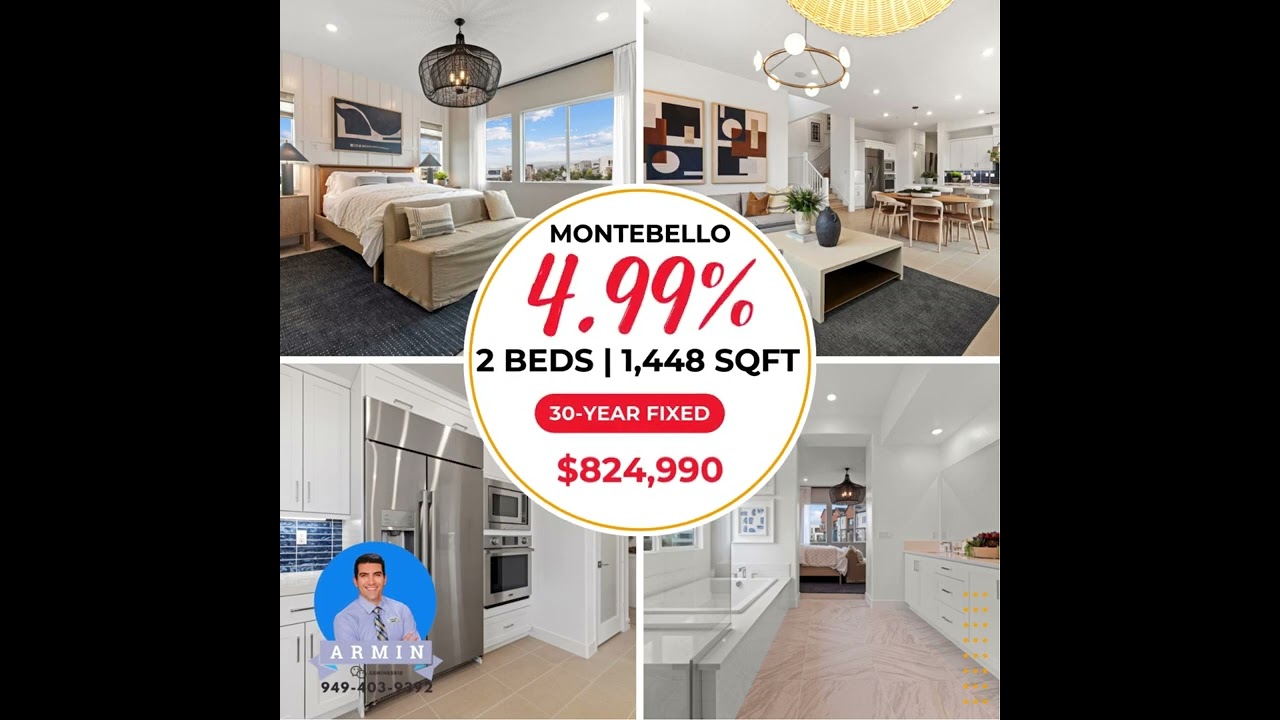 Limited time offer for new homes in Montebello!