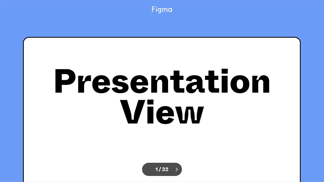 Figma Tutorial: Presentation View