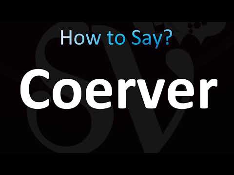 How to Pronounce Coerver (CORRECTLY!)