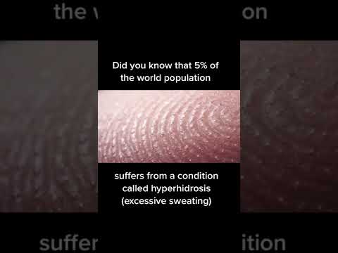 Did you know ? Hyperhidrosis (excessive sweating)