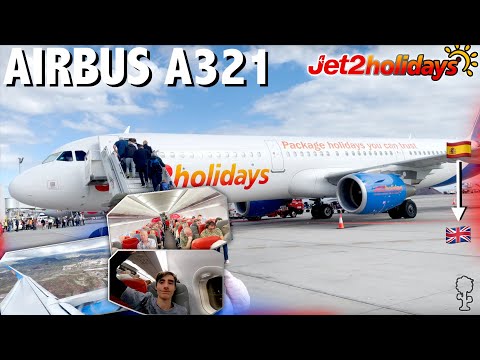 Jet2Holidays Airbus A321Ceo Flight Tenerife South - Manchester Airport (Trip Report)