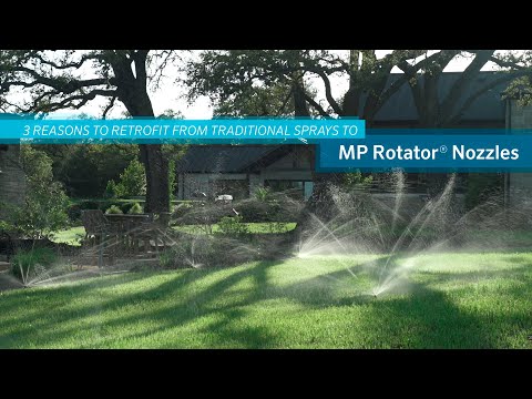 Convert sprays to Hunter MP Rotator Nozzles
