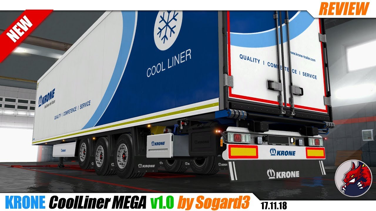 Krone CoolLiner Mega by Sogard3 v1.1 1.35 - ETS 2