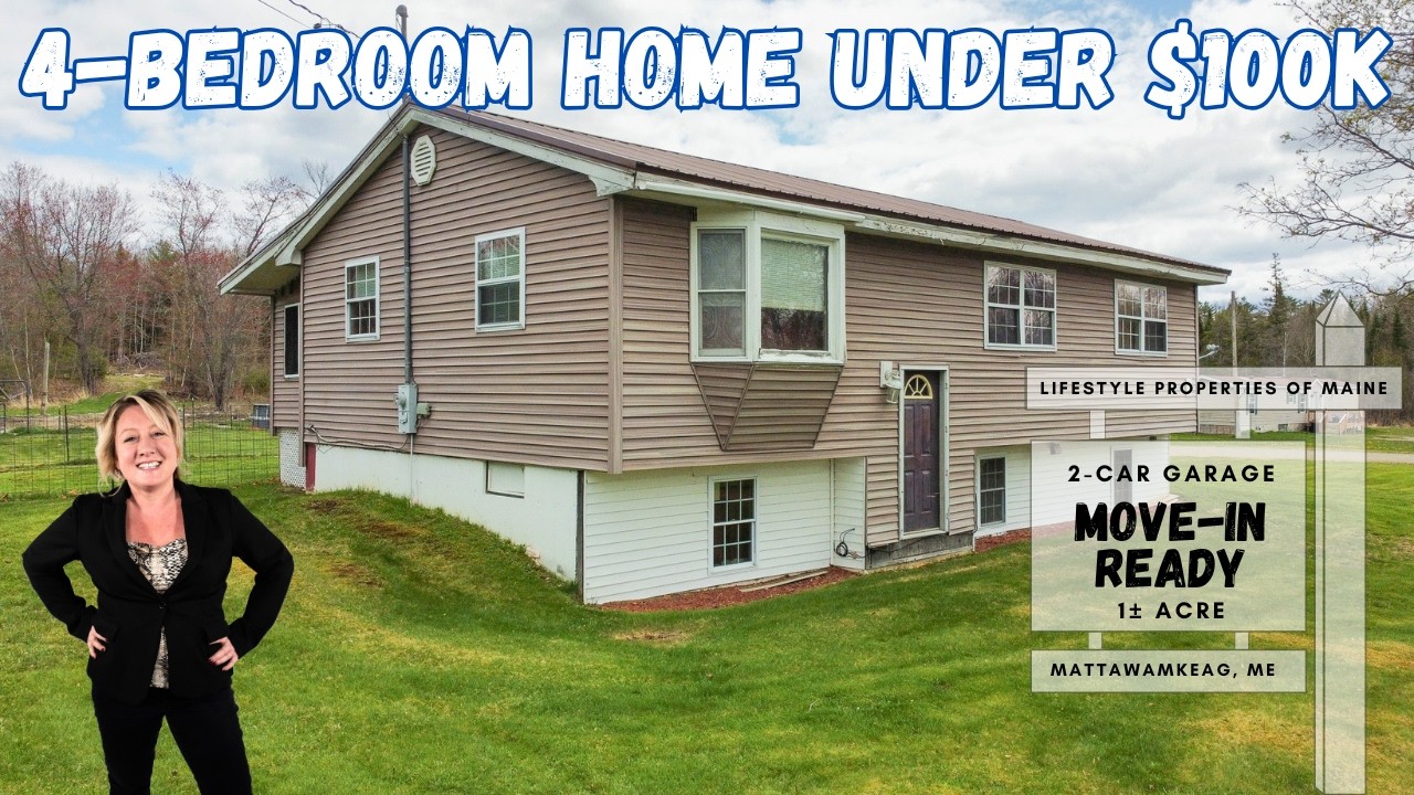 Move-In Ready 4BR Maine Home Under $100K | ME Real Estate