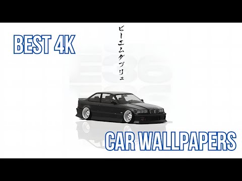 4K Minimalist BMW E36 Wallpaper | 3-Hour Screensaver