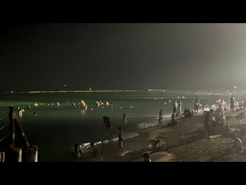 Dubai residents cool off as UAE hits record May temperature of 51.6C | AFP