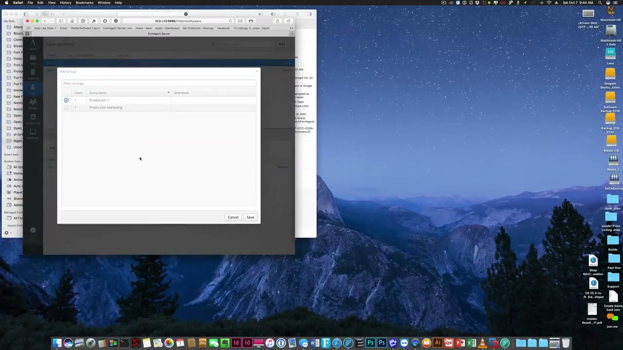 FontAgent Server  Local Basic setup