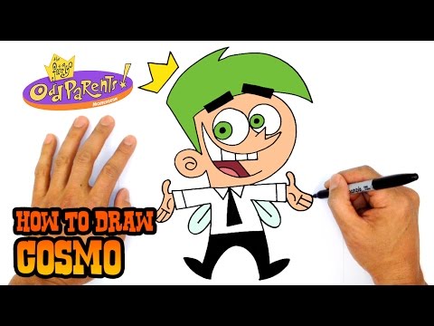 How To Draw Cosmo From Fairly Odd Parents – I'm Youtuber – Follow my ...
