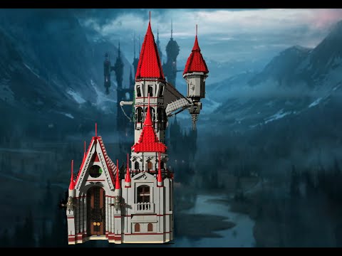 Dracula's Castle in Lego - Castlevania form