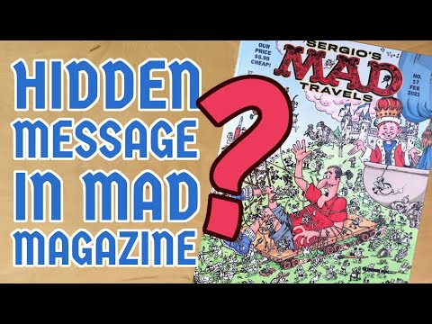 Mad Magazine Secret Message from Groo the Wanderer Creator
