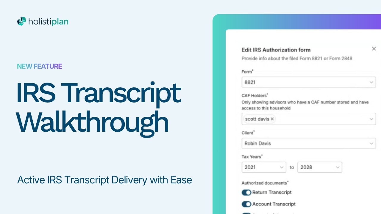 IRS Transcript Walkthrough - Activate IRS Transcript Features with Ease