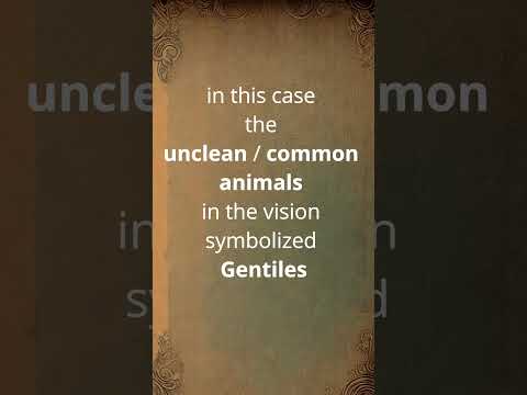 What God has called CLEAN do NOT call COMMON! - ACTS 10 - By David Wilber