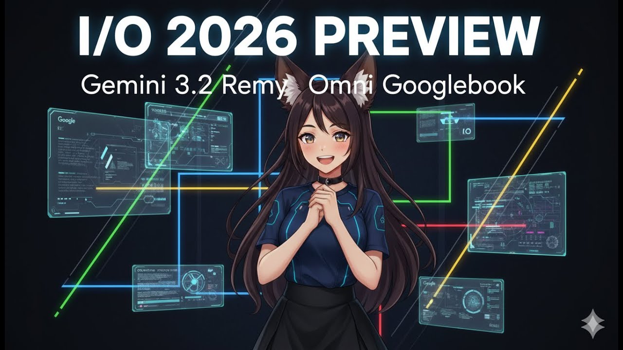 Google I/O 2026 Preview — Gemini 3.2, Remy, Omni, and What to Expect