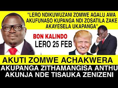 KALINDO LERO WABWELA NDI MWANO WINA NDIPO WA BP ASAMVELE KU MCP - NANGA ZOONA KUTUKWANA CHAKWERA?
