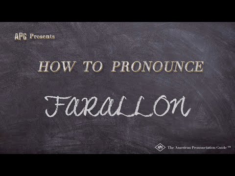 How to Pronounce FARALLON (Real Life Examples!)