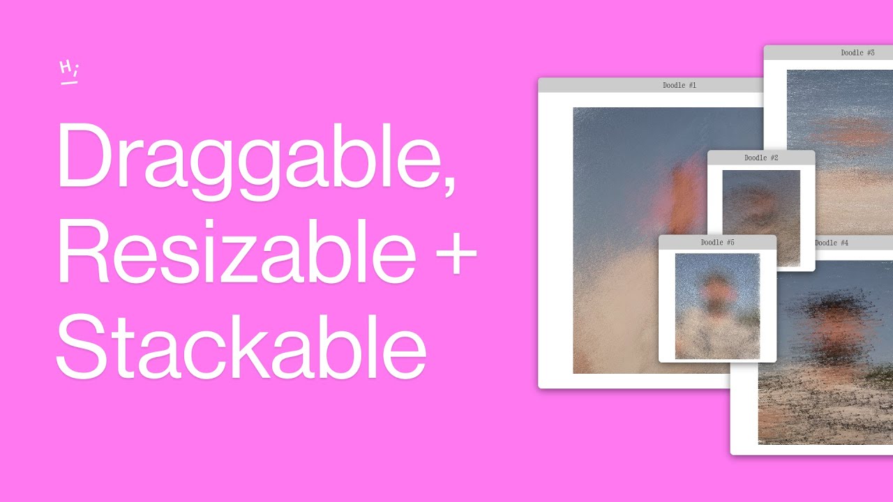 Draggable, resizable + stackable panels using Javascript