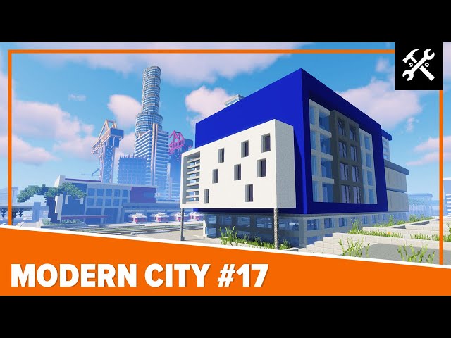 Modern Police Station (City Build #17) Minecraft Map