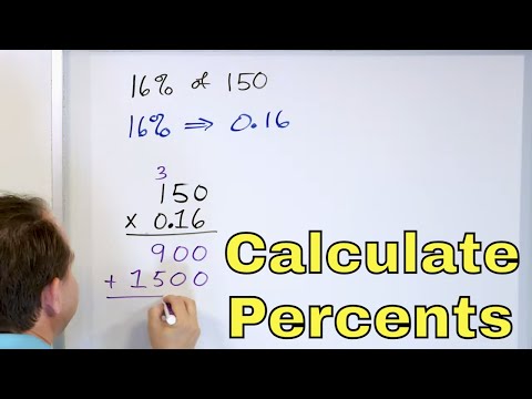 Calculating Percents using Decimals  - [6-3-17]