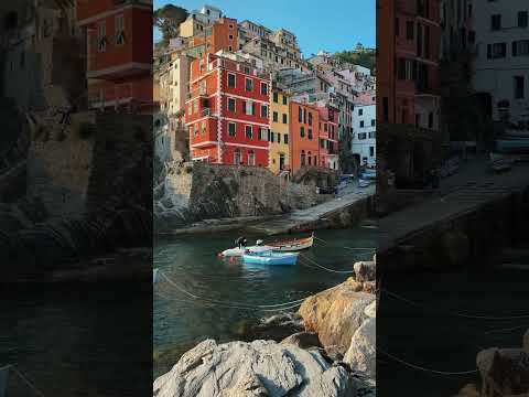 The real Portorosso of Pixar Movie Luca ( Riomaggiore Cinque terre Italy)