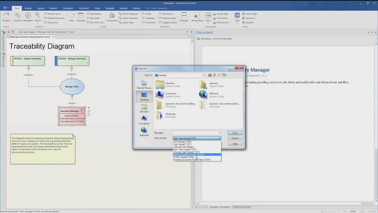 Dynamic Documents – Creating and Editing Style Templates