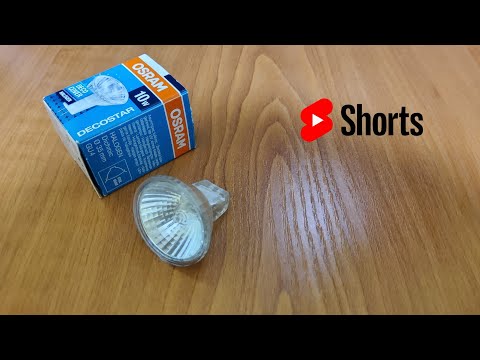 #shorts OSRAM Decostar Standart 35S 12V GU4 Halogen Bulb #lightbulb #lightbulbs #osram