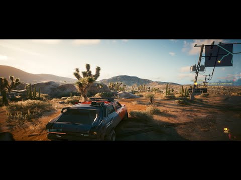 Cyberpunk 2077 - Ray Tracing - Psycho vs Overdrive/Path Tracing - Desert