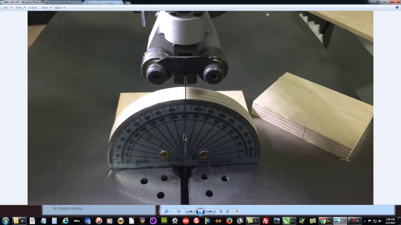 Scroll Saw Angle Jig