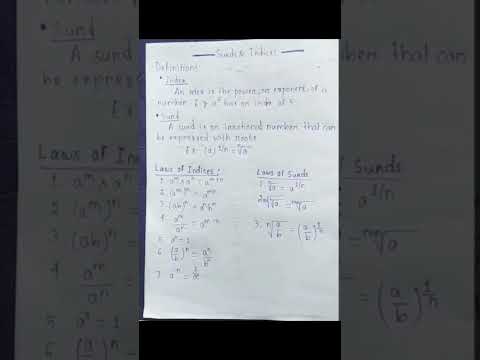 #MathMadeEasy #SurdsAndIndices #MathFormulas #LearnMath