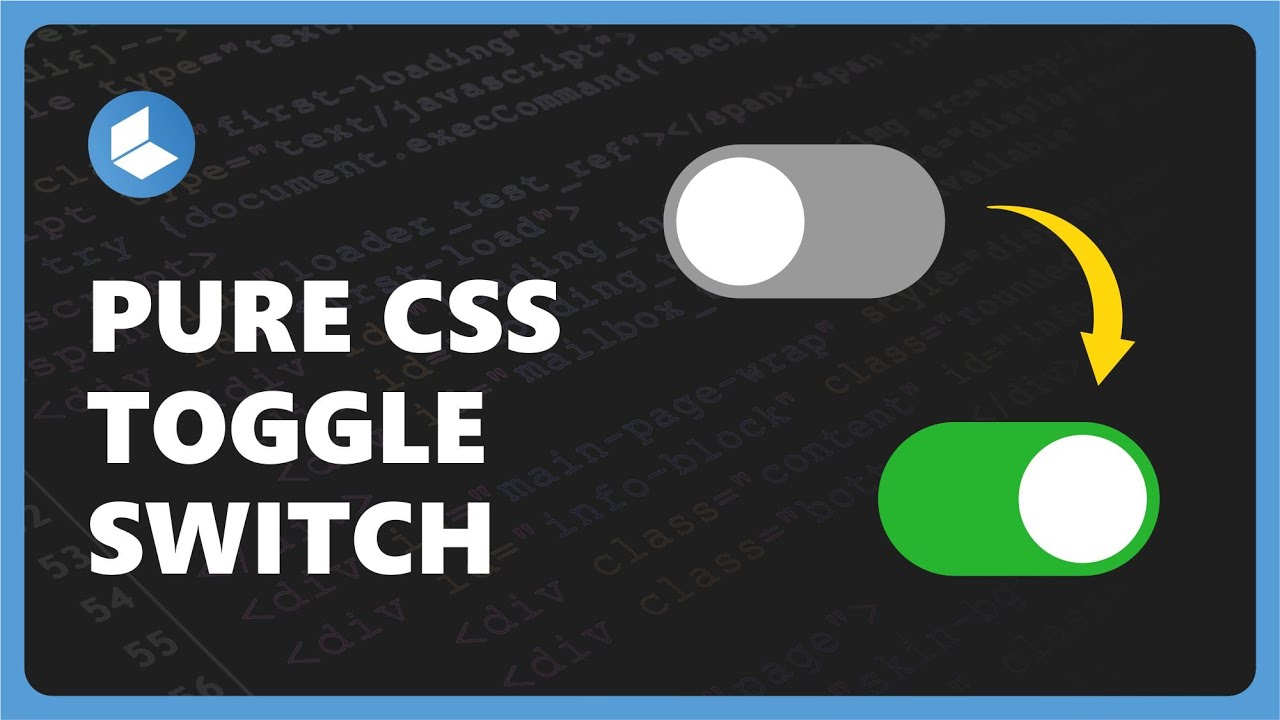 Simple CSS Toggle Switch | CSS Input Tutorial