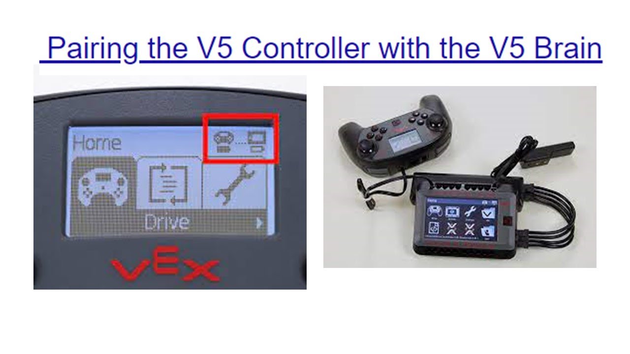 Pairing V5 Brain to V5 Controller