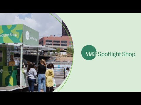 M&T Bank Spotlight Shop Trailer at Canalside